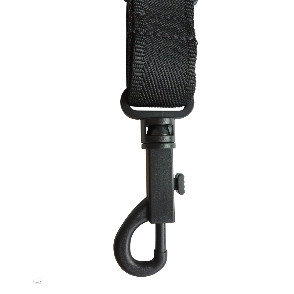 Xinlink Professional Black Soft Padded Saxophone Neck Strap with Snap Hook for Alto Tenor Soprano Baritone Sax Music Accessories