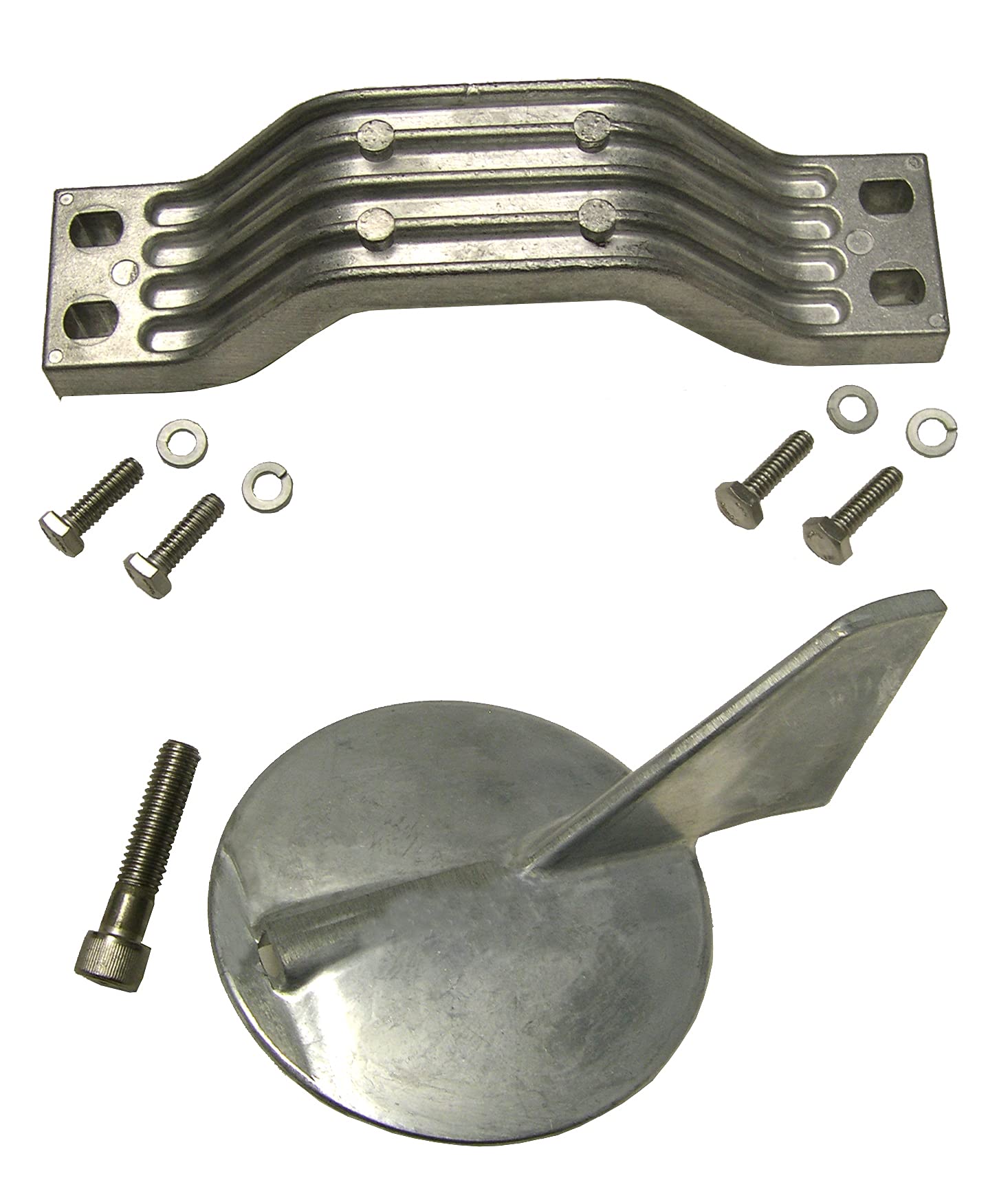 US Marine Products Aluminum Anode Kit Fits Yamaha 150-200 Hp Includes Hardware Replaces Quicksilver 8m6007986, Martyr CMY150KITA, Seachoice 95211, Sierra 18-6133