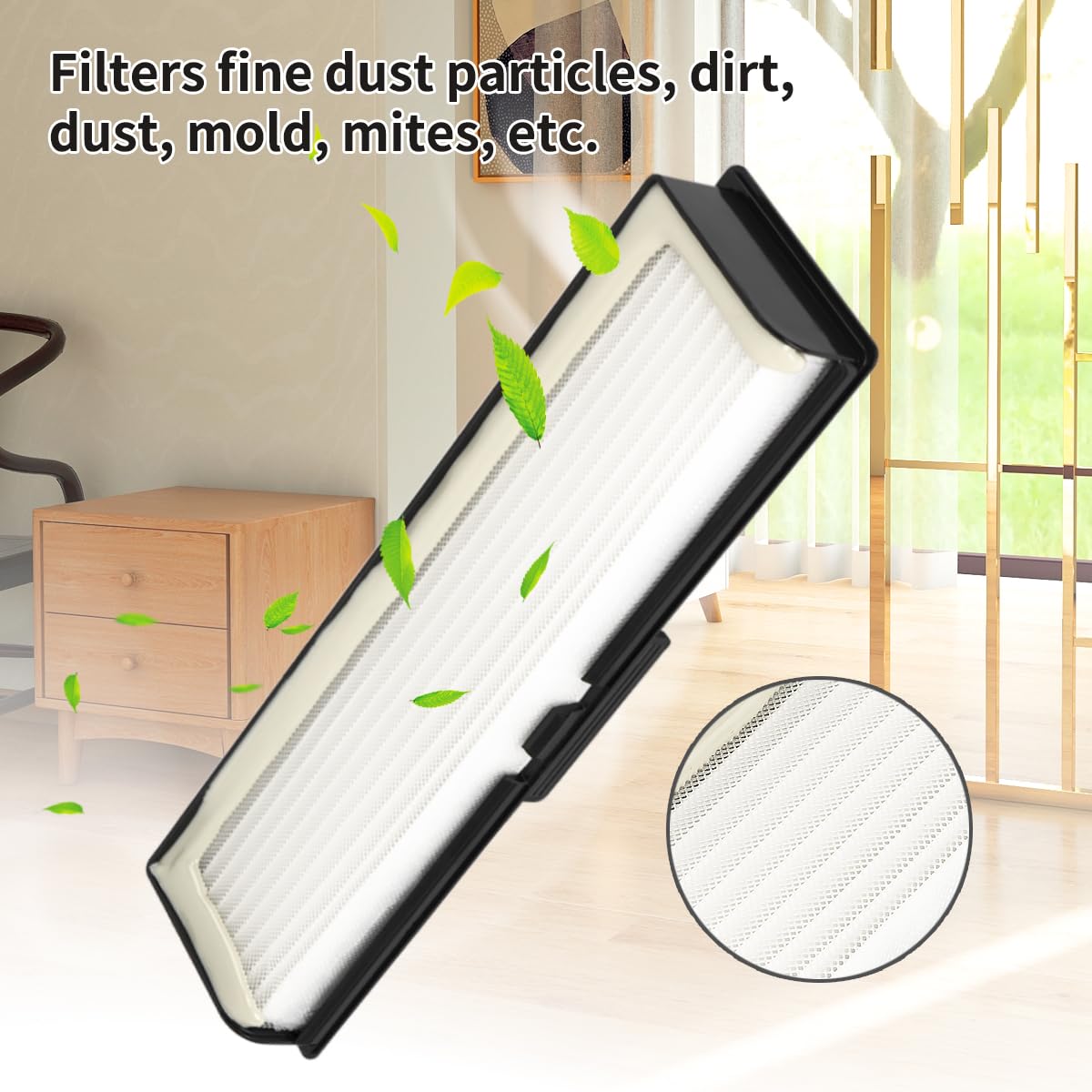 YanBan Replacement Parts Compatible for Neato D Series D75 D80 D85 Connected D3 D4 D5 D6 D7 Robotic,1 Main Brush, Filter,4 Side Brush,4 High Efficiency Filters,Vacuum Cleaner Accessory Kit