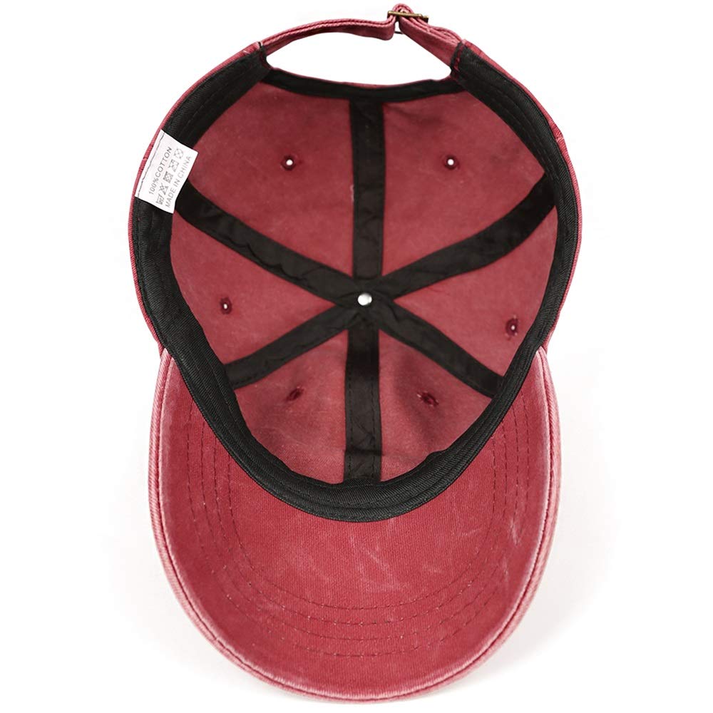 Unisex Men's Denim Baseball Hats Hip Hop Adjustable Mesh Dad Lowe's-Home-Improvement-Black-Logo-Flat Caps