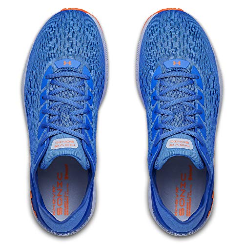 Under Armour Men's HOVR Sonic 3 Athletic Shoe, Water (400)/Orange Spark, 7.5 M US