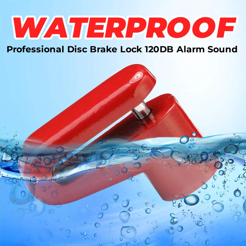 SPYSEE Anti-Theft Steel Wire Lock Disc Brake Wheel Lock Set for Xiaomi M365 Electric Scooter Accessory Wheels Locker with Reminder Rope