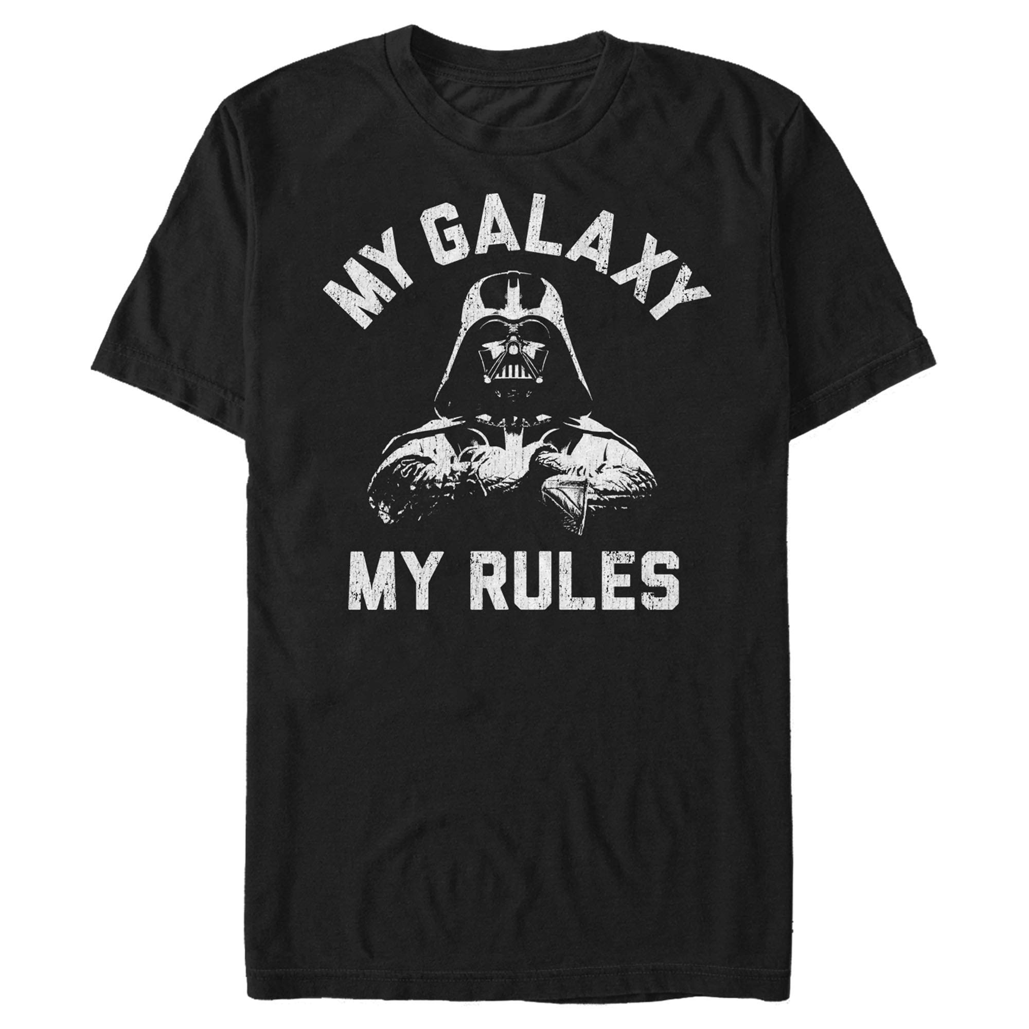 Star Wars Young Men's My Rules T-Shirt, Black, 3X-Large