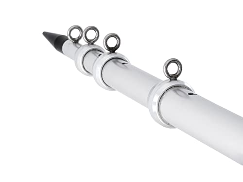 Tigress XD Telescoping Aluminum 15’ Center Outrigger, Ideal for Sport Fishing Boats up to 40 feet, Features Tigress XD 316 L Stainless Steel for Durability
