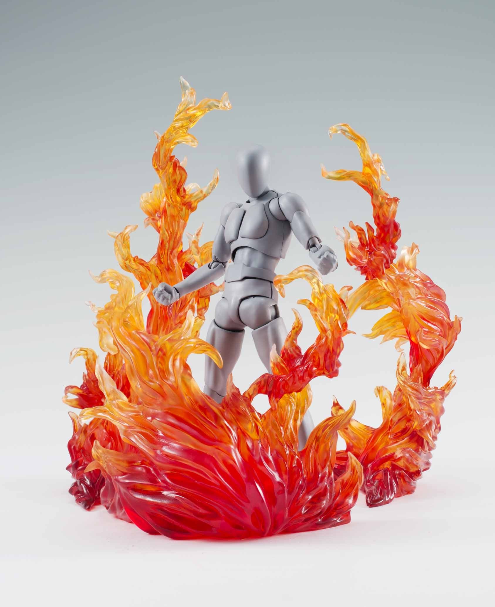 TAMASHII NATIONS Bandai Tamashii Effect Burning Flame Action Figure, Red