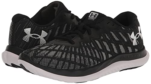 Under Armour Women's Charged Breeze 2, (001) Black/Jet Gray/White, 6, US