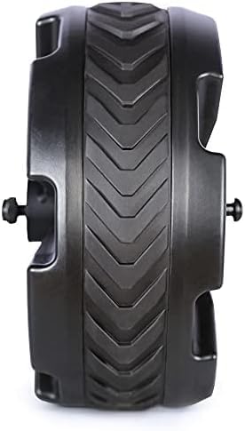 TIMBER RIDGE Replacement Wheel, Plastic Wheels with TPR Tread for Utility Wagon Cart, 7.5" Diameter X 3.4" Wide