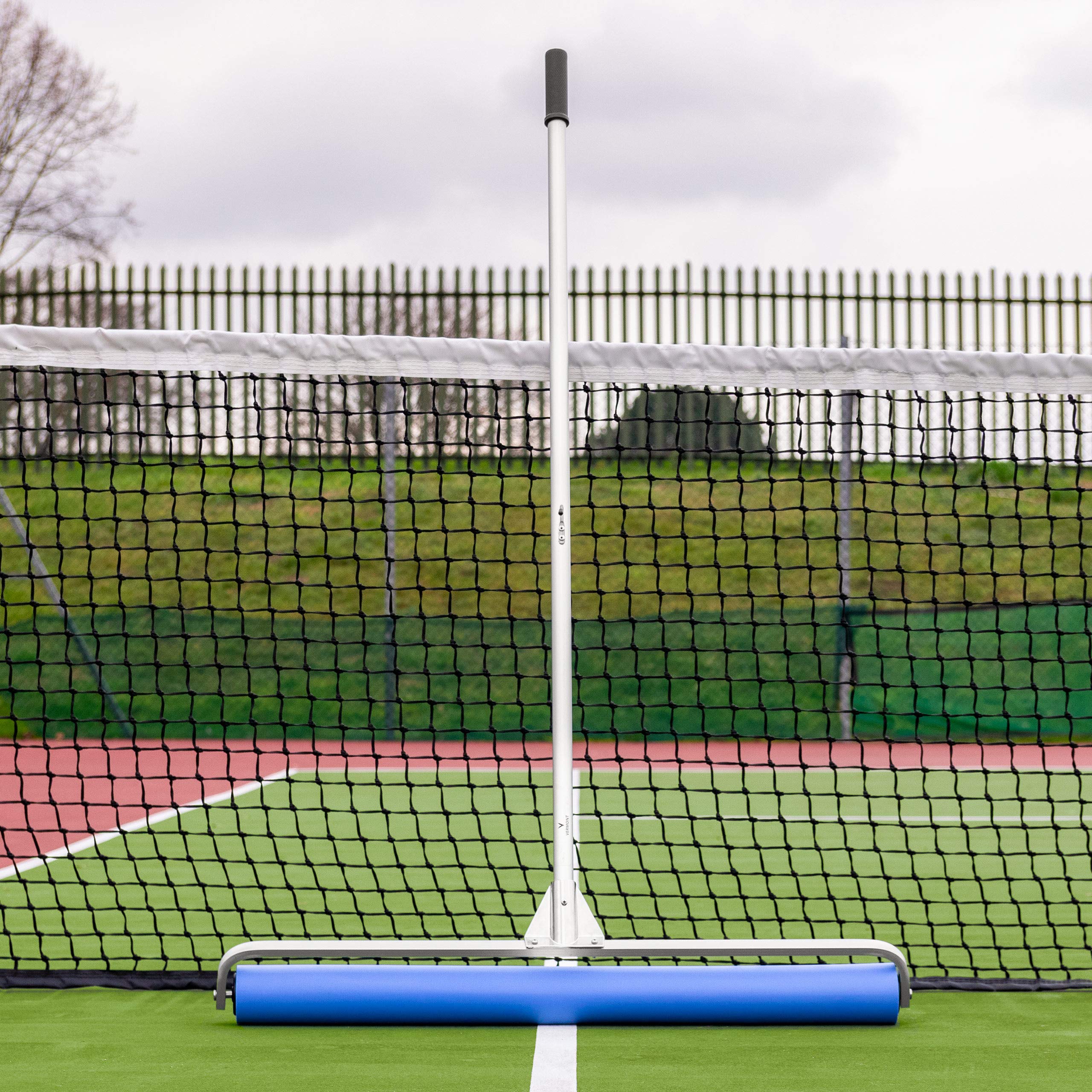 Vermont Rol-Dri Tennis Court Squeegee - Blue PVA & PU Foam Tennis Squeegee | Lightweight with Exceptional Court Coverage | 36in Sweep Tennis Brush | Quick Clearing