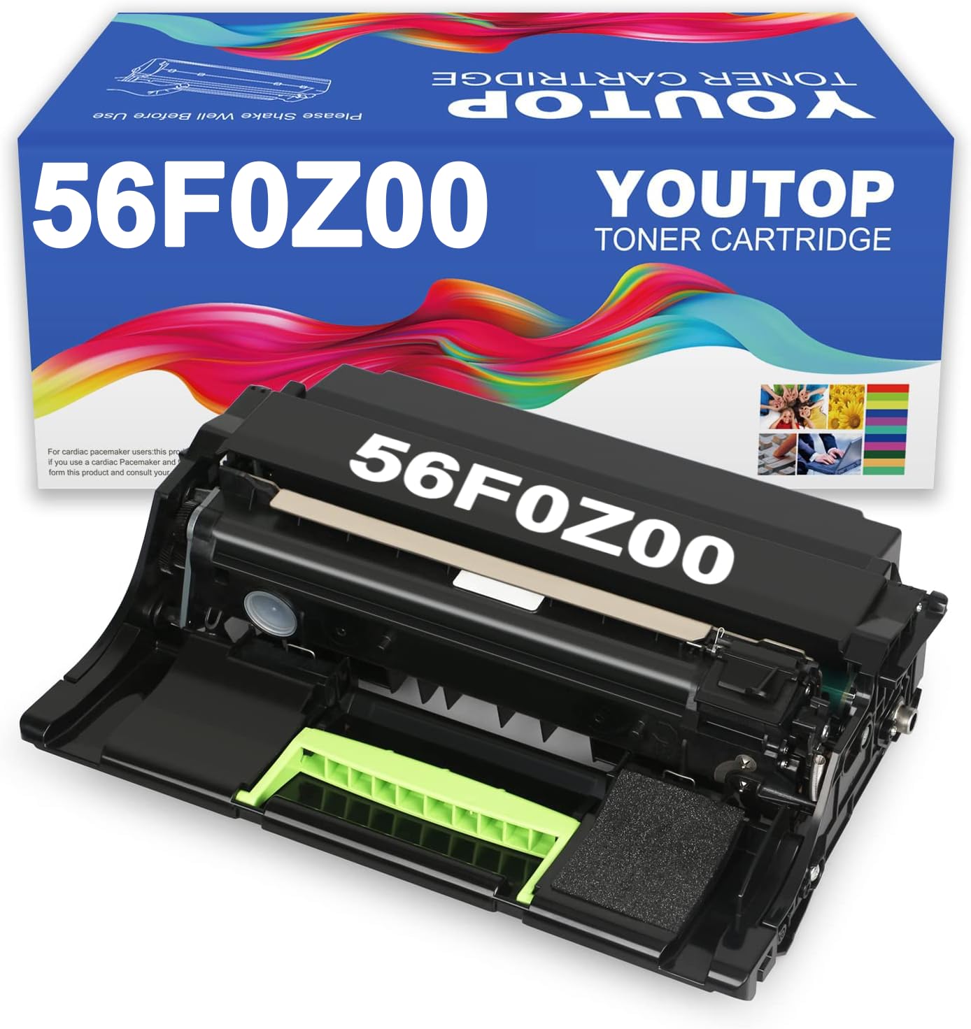 YOUTOP 56F0Z00 Imaging Unit Replacement for Lexmark 56F0Z00 Drum Unit Compatible for Lexmark MS321 MS421 MS521 MS621 MS622 MX321 MX421 MX522 MX622 MB2328 MB2442 XM1242 XM1246 Printer