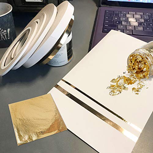 WeLiu Double-Sided Tape for Arts, Crafts, Photography, Scrapbooking, 8 Rolls Tear-by-Hand, Paper Backing(Width: 6mm/ 9mm/ 12mm/ 15mm/20mm/25mm)