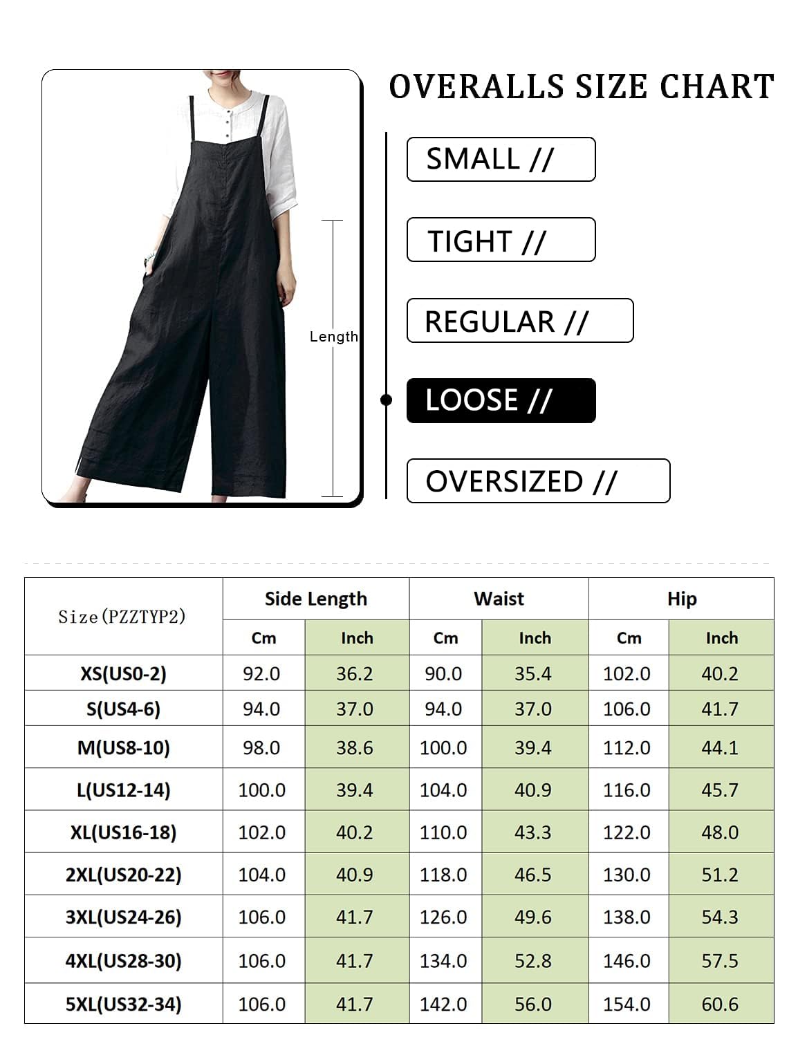 YESNO Women Casual Loose Long Bib Pants Wide Leg Jumpsuits Baggy Cotton Rompers Overalls with Pockets (M PZZTYP2 Navy Blue)