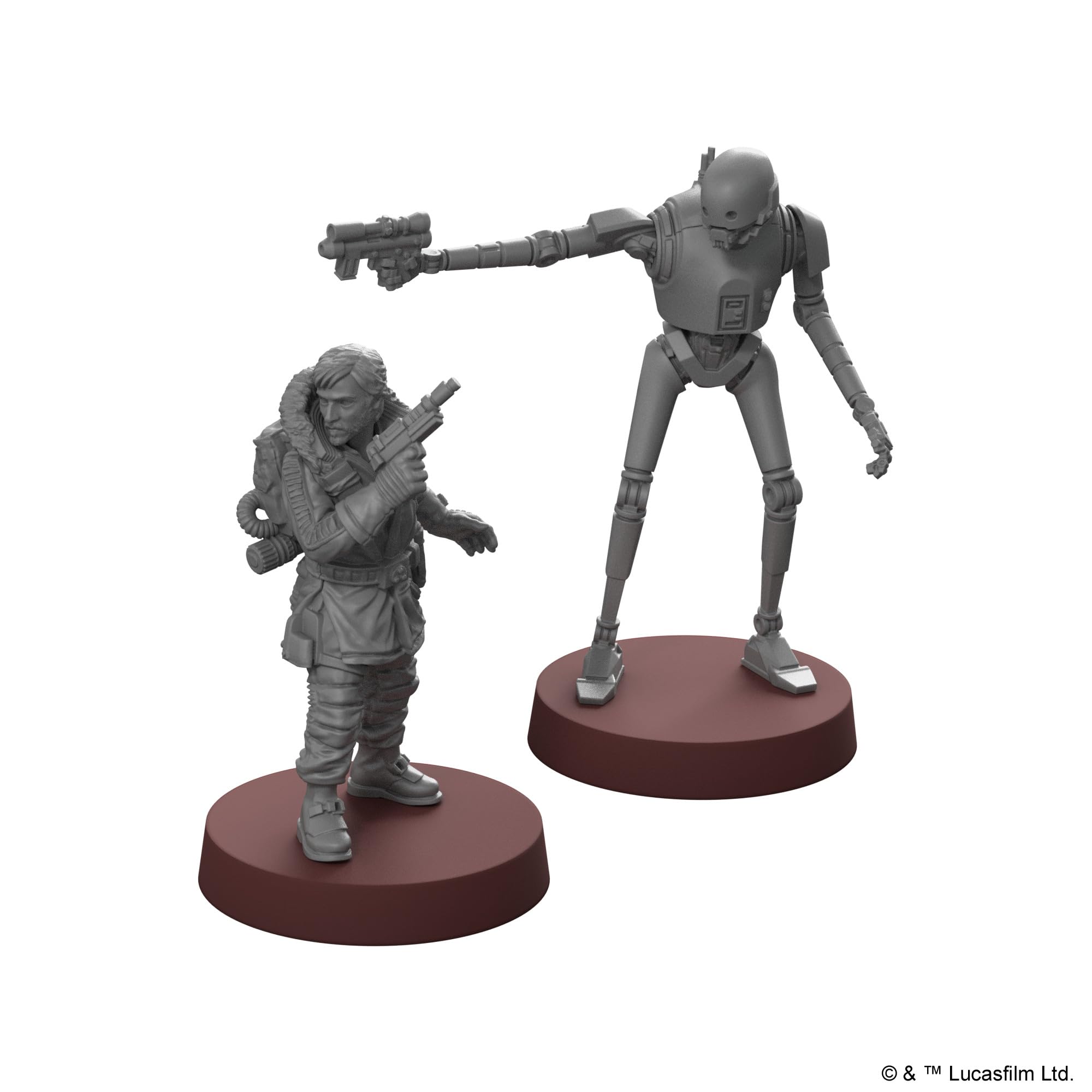 Star Wars Legion Cassian Andor and K-2SO Expansion | Two Player Battle Game | Miniatures Game | Strategy Game for Adults and Teens | Ages 14+ | Average Playtime 3 Hours | Made by Atomic Mass Games