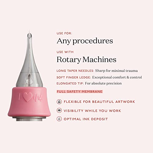 Tina Davies 1RLLT for Lips, Brows, Eyes, and Areolas, Pack of 10, 0.25mm 1RL
