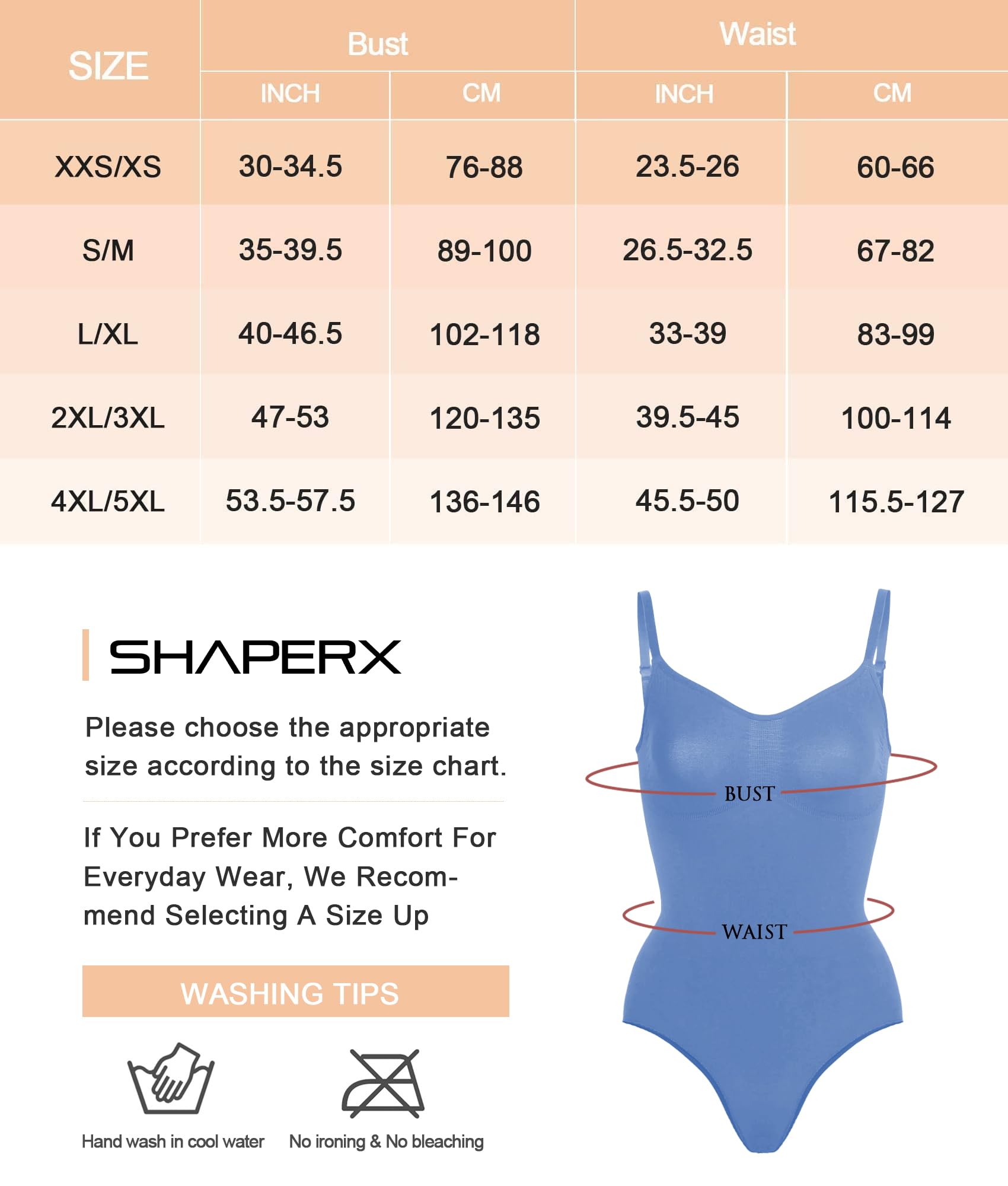 SHAPERX Women's Shapewear Bodysuit Tummy Control Body Shaper Seamless Sculpting Snatched Waist Body Suit