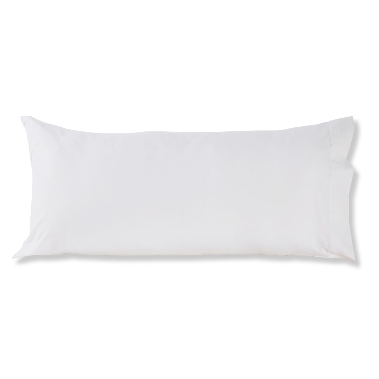 YUANNING Body Pillow Cover, Microfiber Waffle Body Pillow Case Cover Soft Breathable Long Pillow Case with Envelope Closure for All Seasons, No Insert, Body Pillowcase 1 Pack (20" x 48", White)