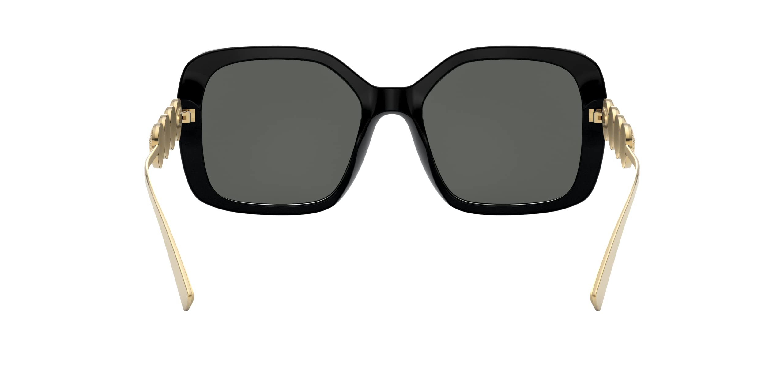 Versace Woman Sunglasses Black Frame, Dark Grey Lenses, 53MM