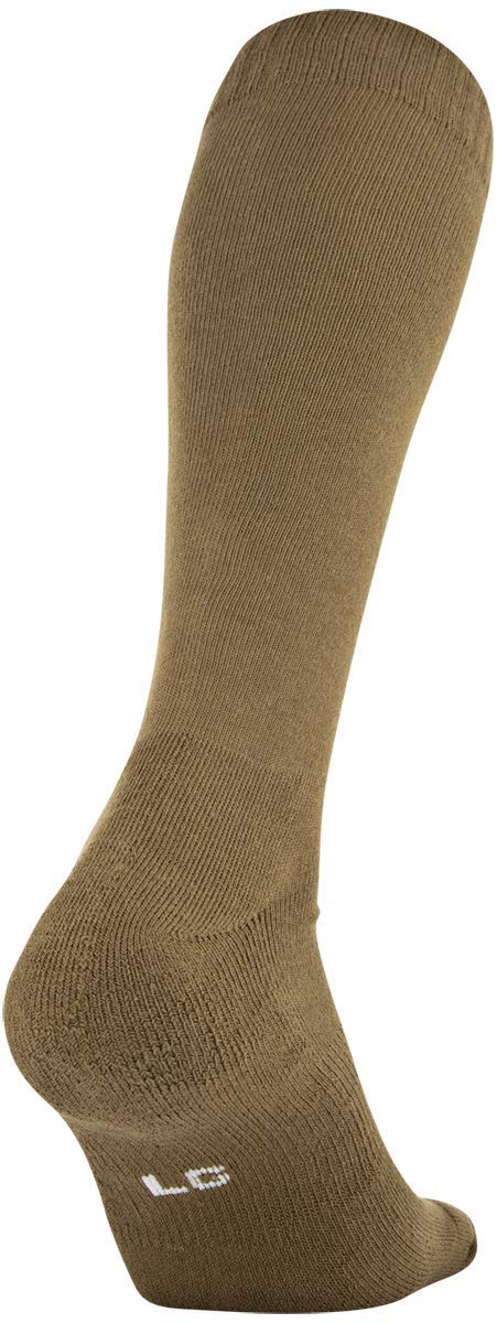 Under Armour Adult Tactical HeatGear Over-The-Calf, 1-Pair , Coyote Brown/White , X-Large