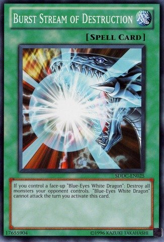 Yu-Gi-Oh! - Burst Stream of Destruction (SDDC-EN025) - Structure Deck: Dragons Collide - Unlimited Edition - Common