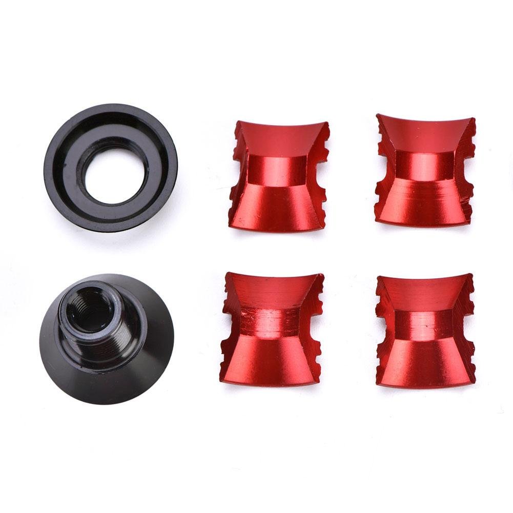 VGEBY1 Bike Headset Plug, Top Cap Compressor Adjuster Headsets Locking Device for Road Mountain Bikes(Red)