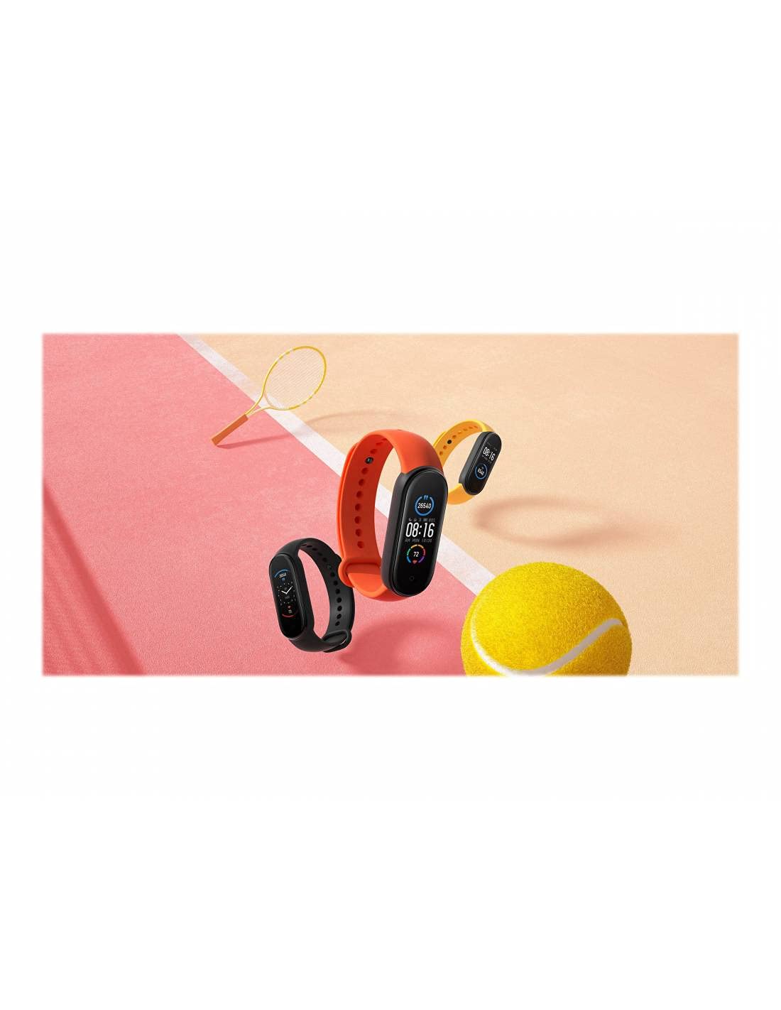 Xiaomi Mi Band 5 Smart Wristband 1.1 inch Color Screen Miband with Magnetic Charging 11 Sports Modes Remote Camera Bluetooth 5.0 Global Version - Black