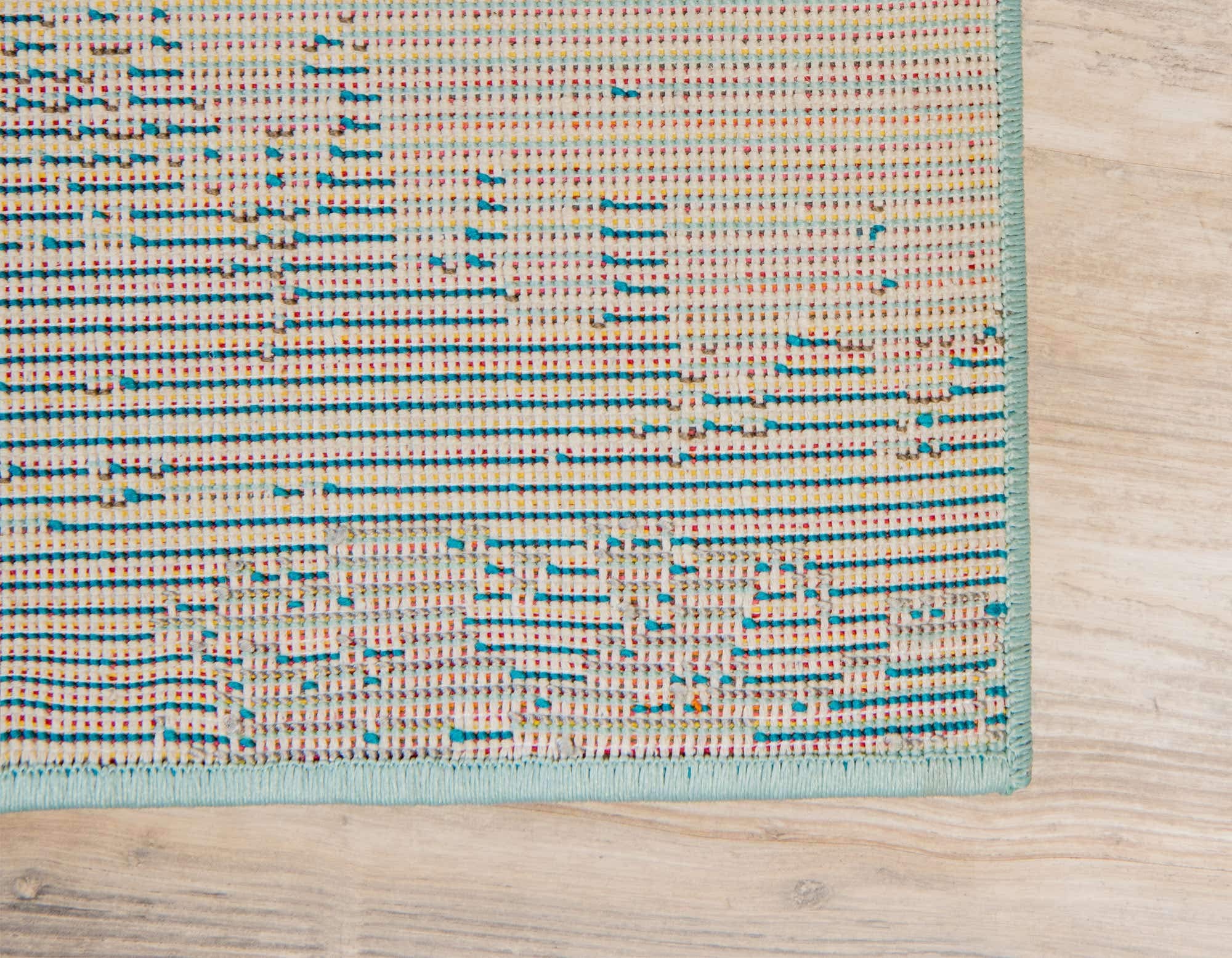 Unique Loom Positano Collection Coastal Modern Fish Light Blue Area Rug (8' x 10')