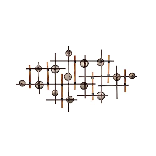 Stratton Home Décor S21011 Centerpiece, 39.37W X 1.18D X 23.62H, Gunmetal