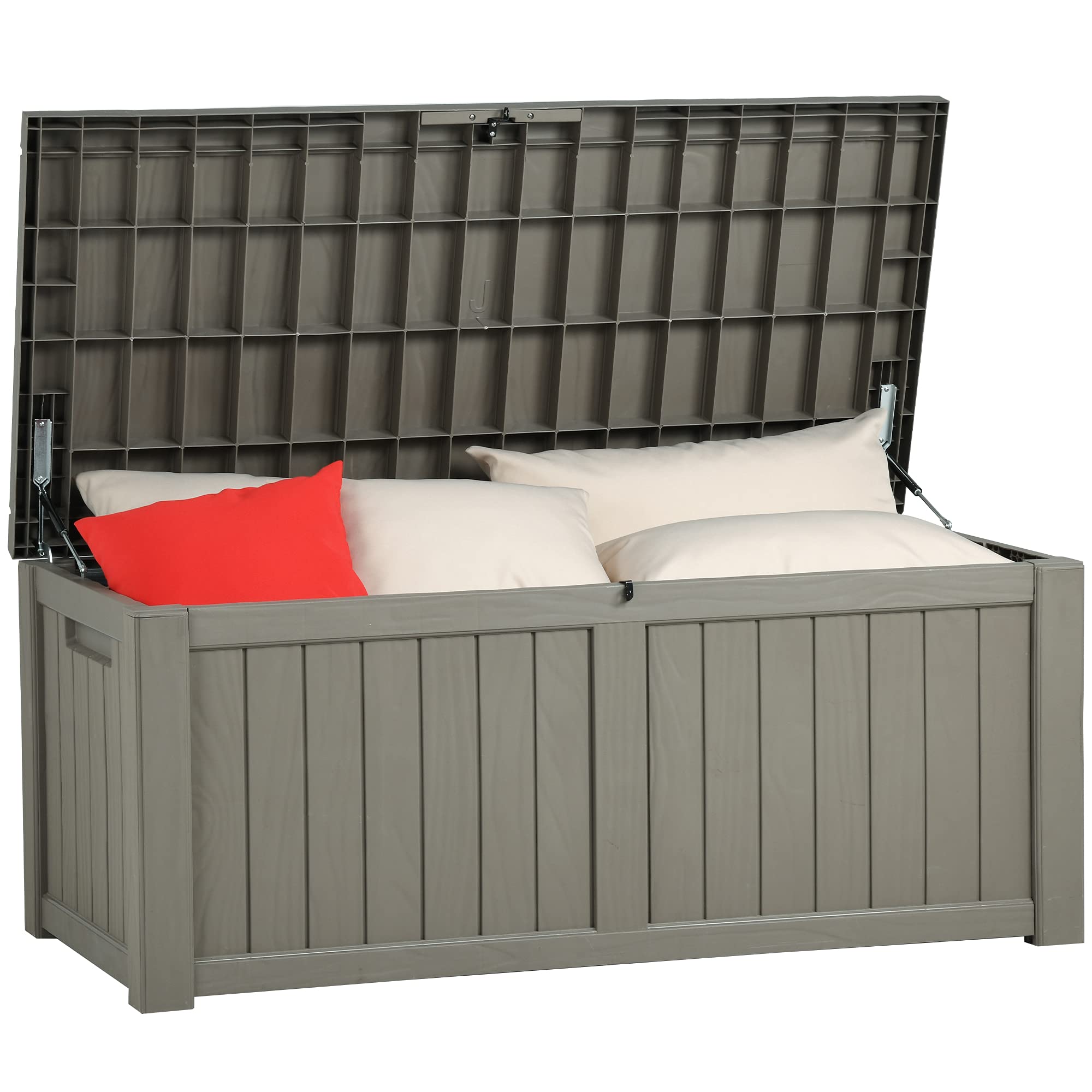 YITAHOME 120 Gallon and 30 Gallon Outdoor Storage Deck Boxes for Patio Furniture, Cushions and Pool Accessories