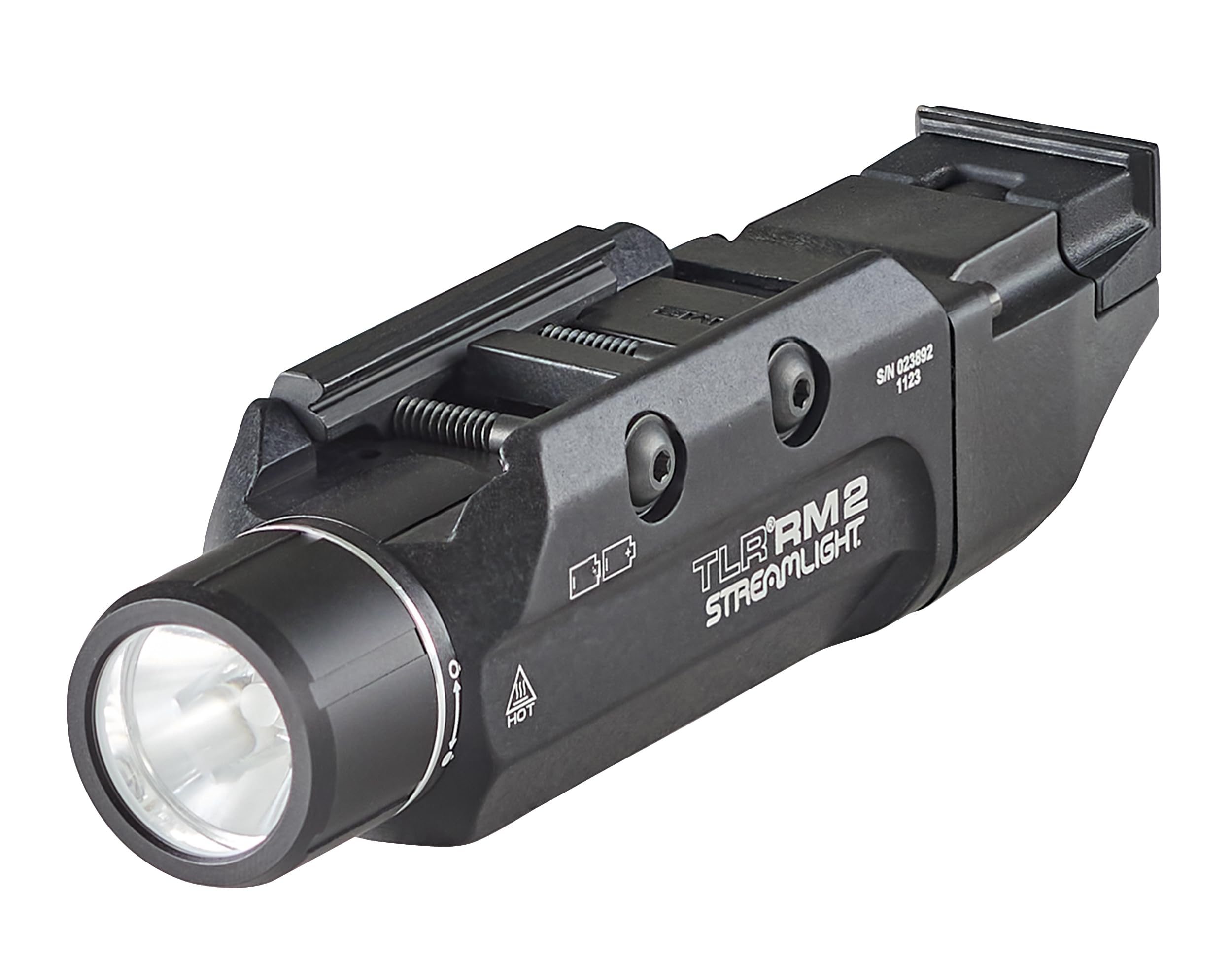 Streamlight 69450 TLR RM 2 Compact, Portable Rail-Mounted LED Tactical Lighting System with Tail Loc, Remote Switch, and 2 Lithium Batteries, Black