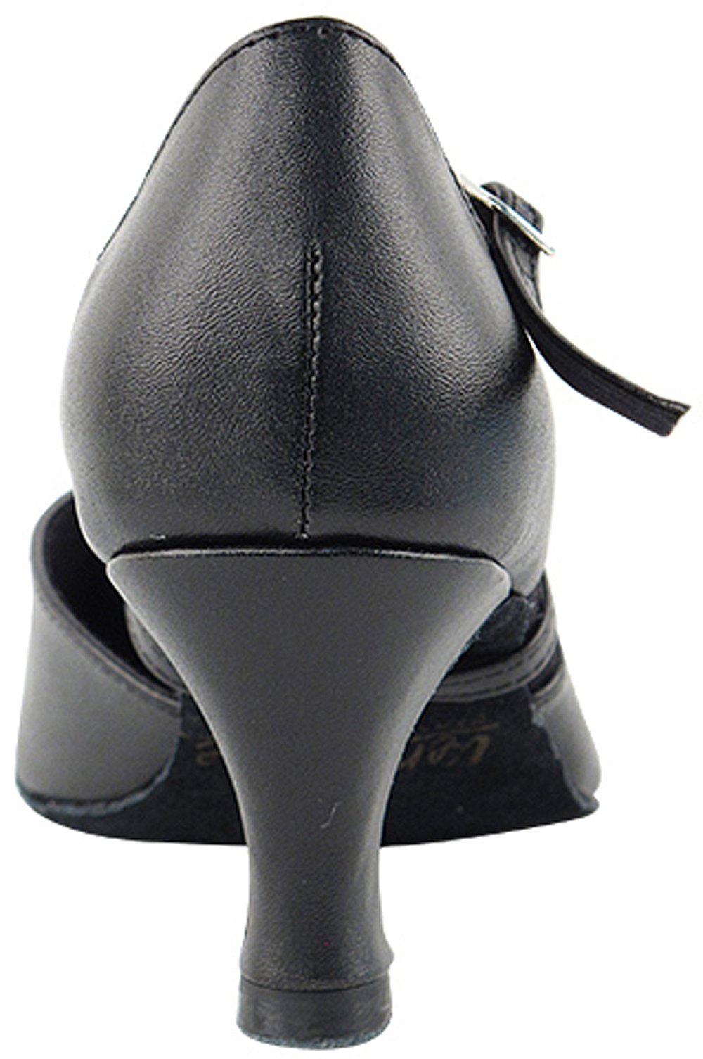Women's Ballroom Dance Shoes Tango Wedding Salsa Dance Shoes Black Leather 9691EB Comfortable - Very Fine 2.5" Heel 9 M US [Bundle of 5]