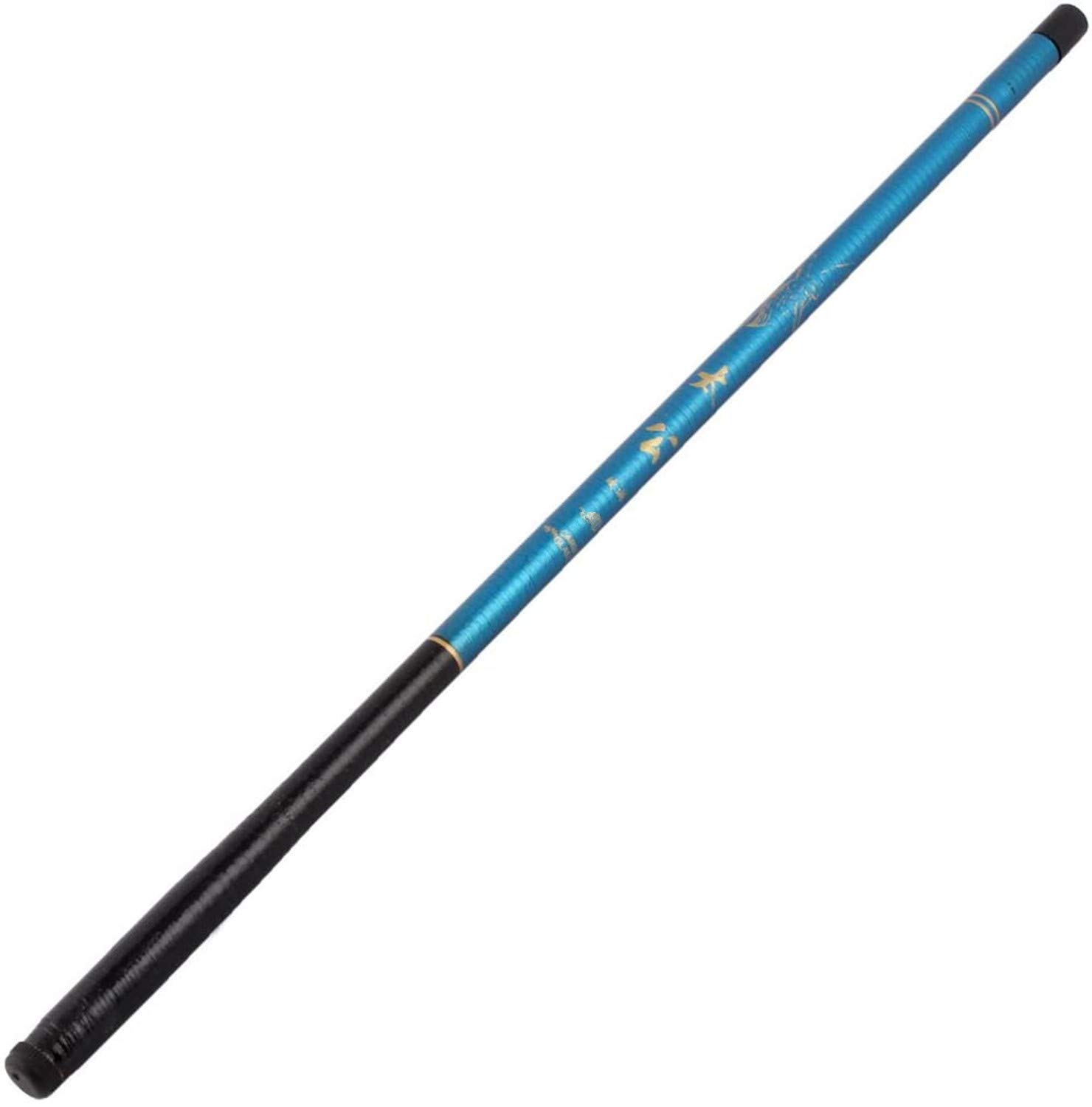XMHF Traveling Fishing Rod Retractable 8 Sections Telescopic 2.3M Length Blue