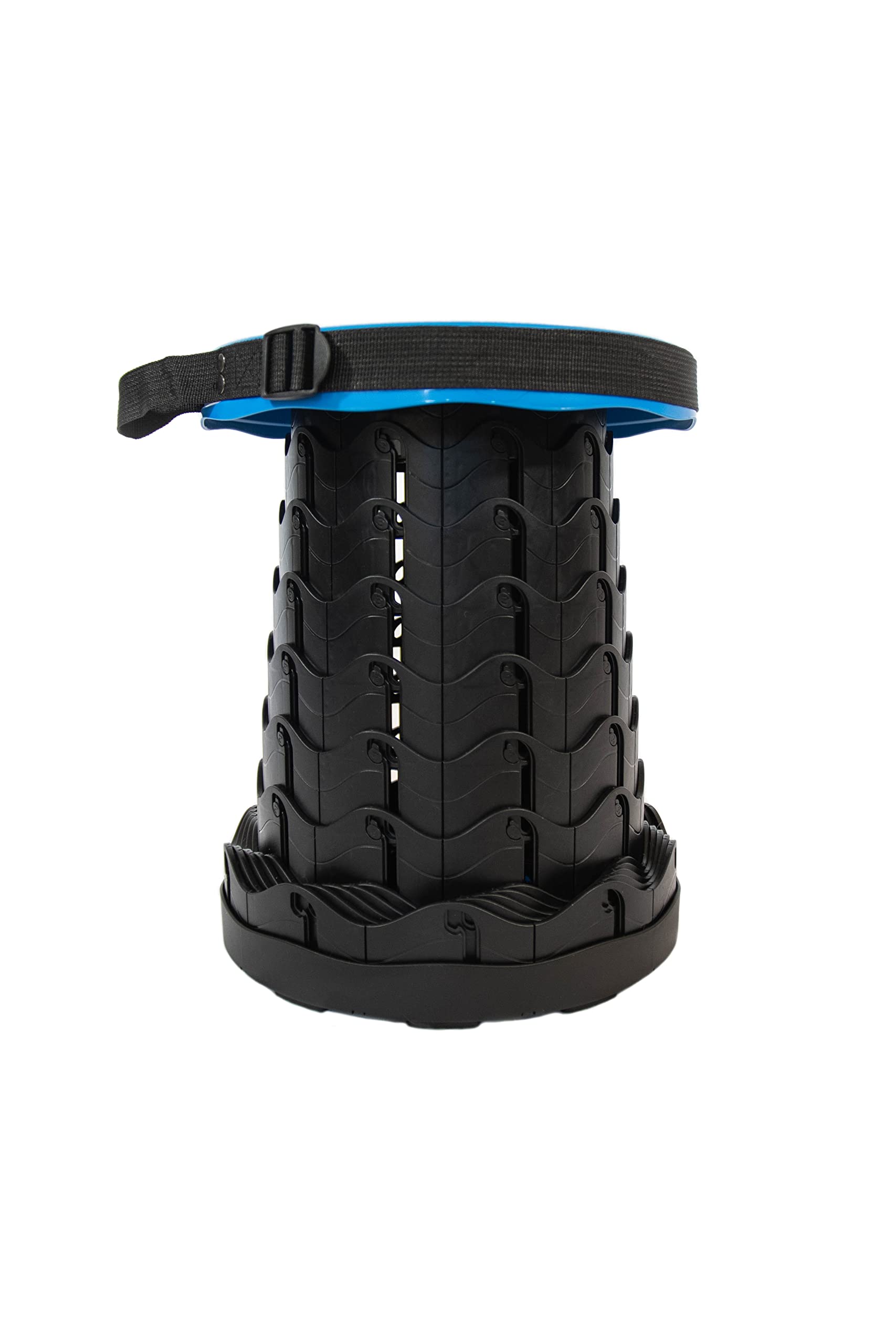 Woodudo Outdoors - Telescopic Stool with Water Proof Cushion - Adjustable Pop Up Stool - Expandable Retractable Stool - Portable Folding Stool Camping, Hiking, and Fishing