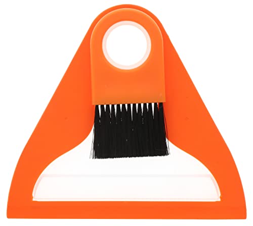 ust FlexWare Compact Sweep Set with Brush, DPan and Carabiner for Cleaning Small Messes at the Campsite, Picnic or Other Outdoor Activities , Orange, One Size (20-12235)