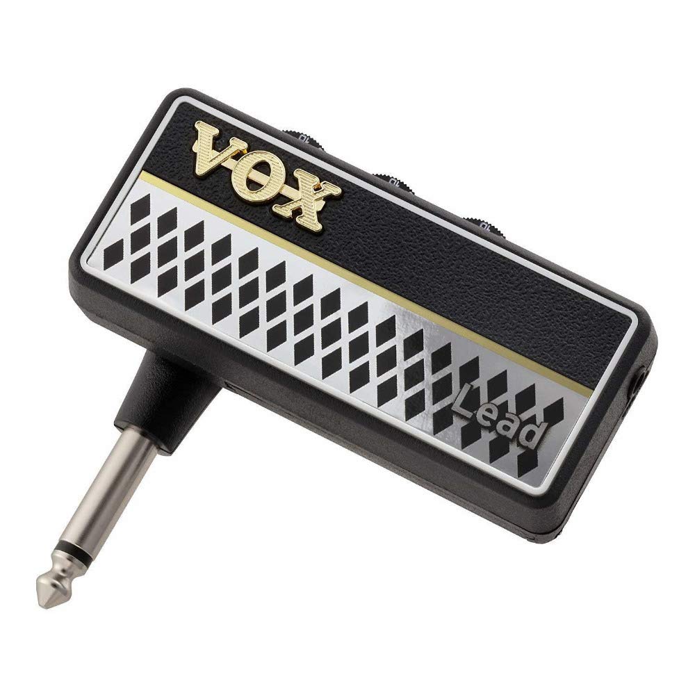 VOX Amplug 2 Lead (AP2LD) Guitar Headphone Amplifier Bundle with Headphones (2 Items)