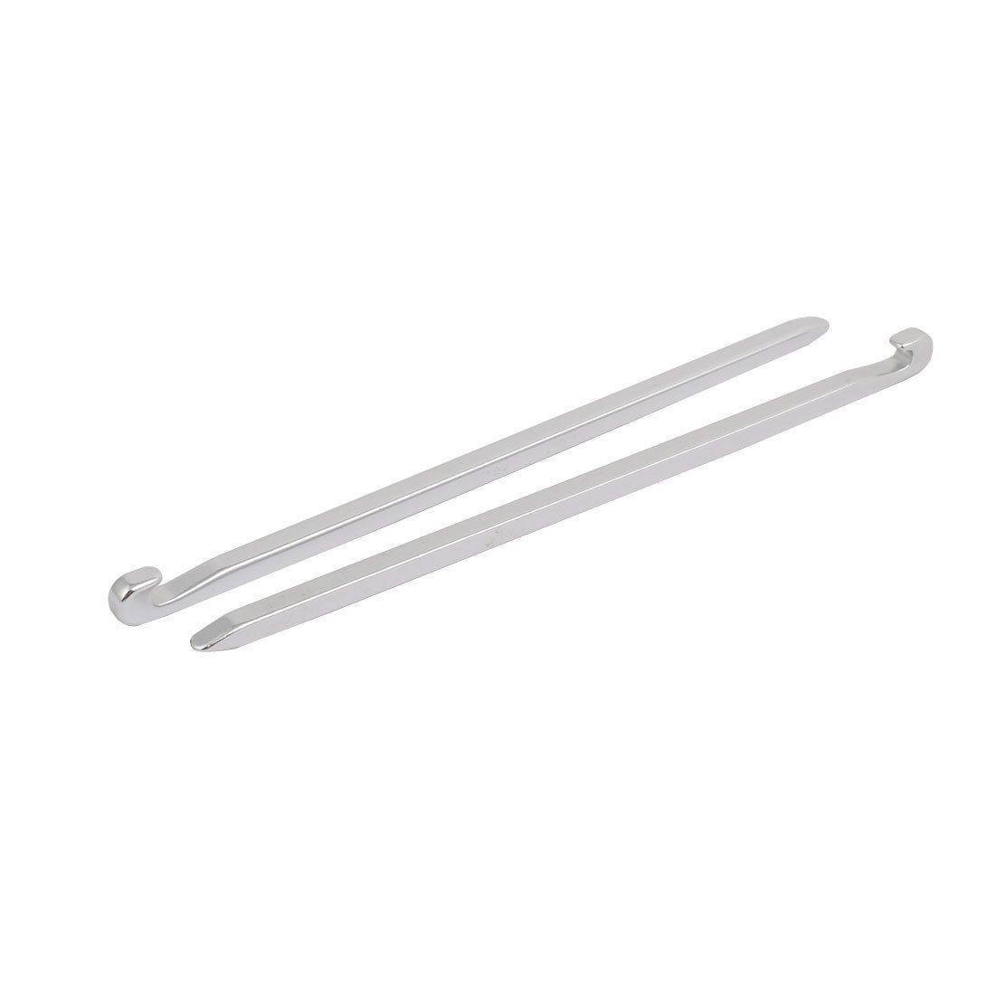 uxcell 10pcs 6.1-inch Aluminum Alloy Tent Needle Stake Silver Tone for Outdoor Activity