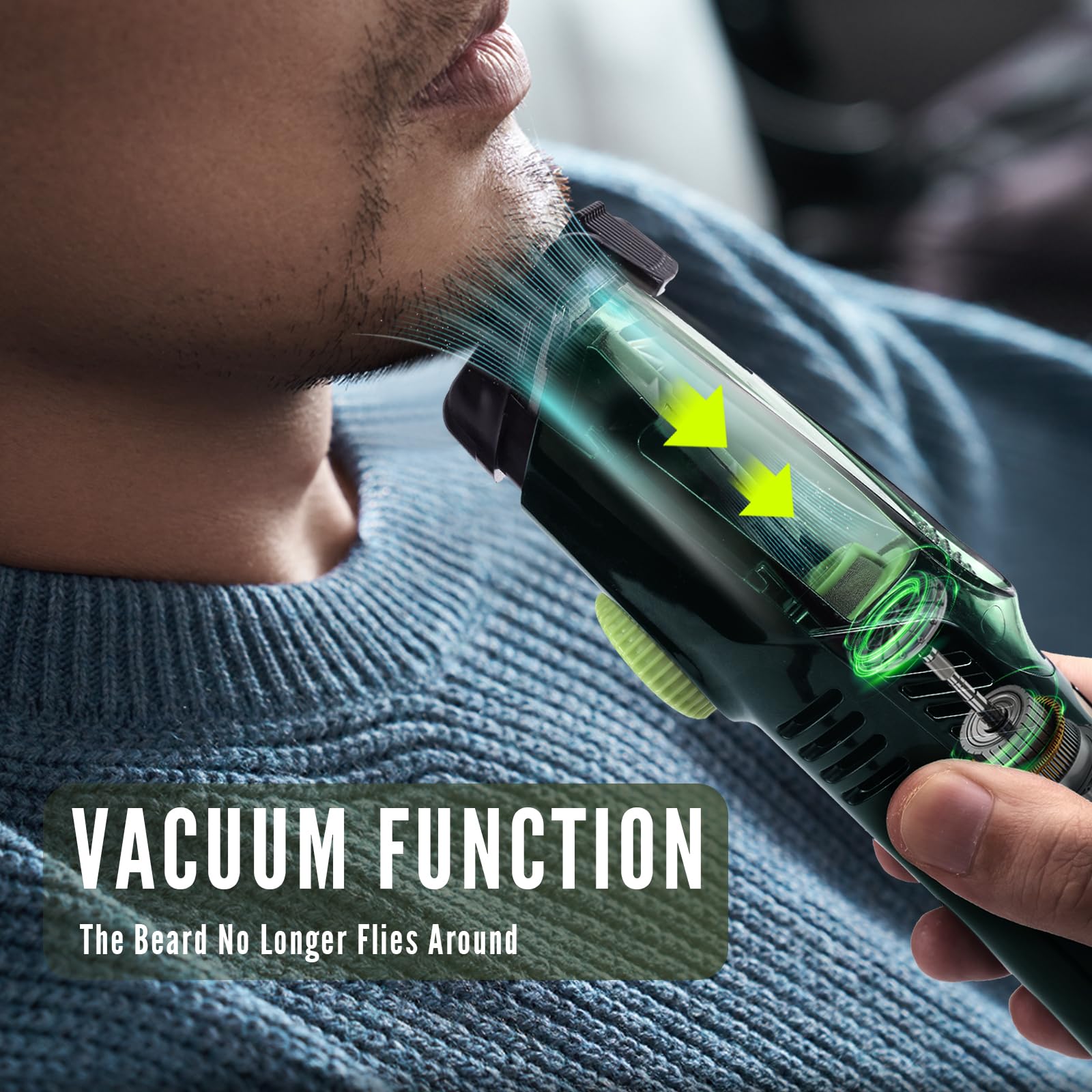 SHPAVVER Head Shavers for Bald Men, Waterproof Wet/Dry Shaver and Groomer with Pubic Hair Trimmer