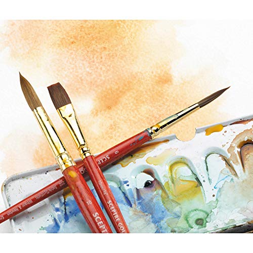 Winsor & Newton Sceptre Gold II Brush Round-Short Handle 12