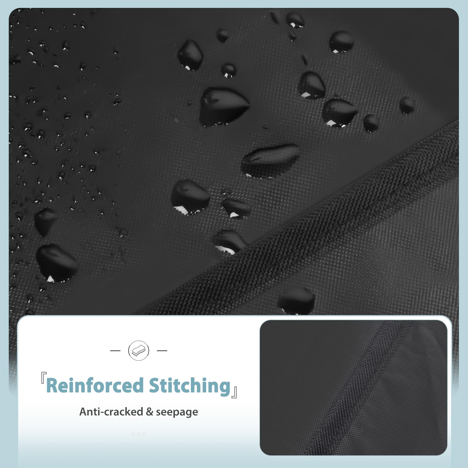 Upgraded Griddle Cover for Blackstone 28 Inch Griddle, Waterproof & Heavy Duty with Large Air Vent and Straps, Also Fits for 22" Griddle with Hood & Stand