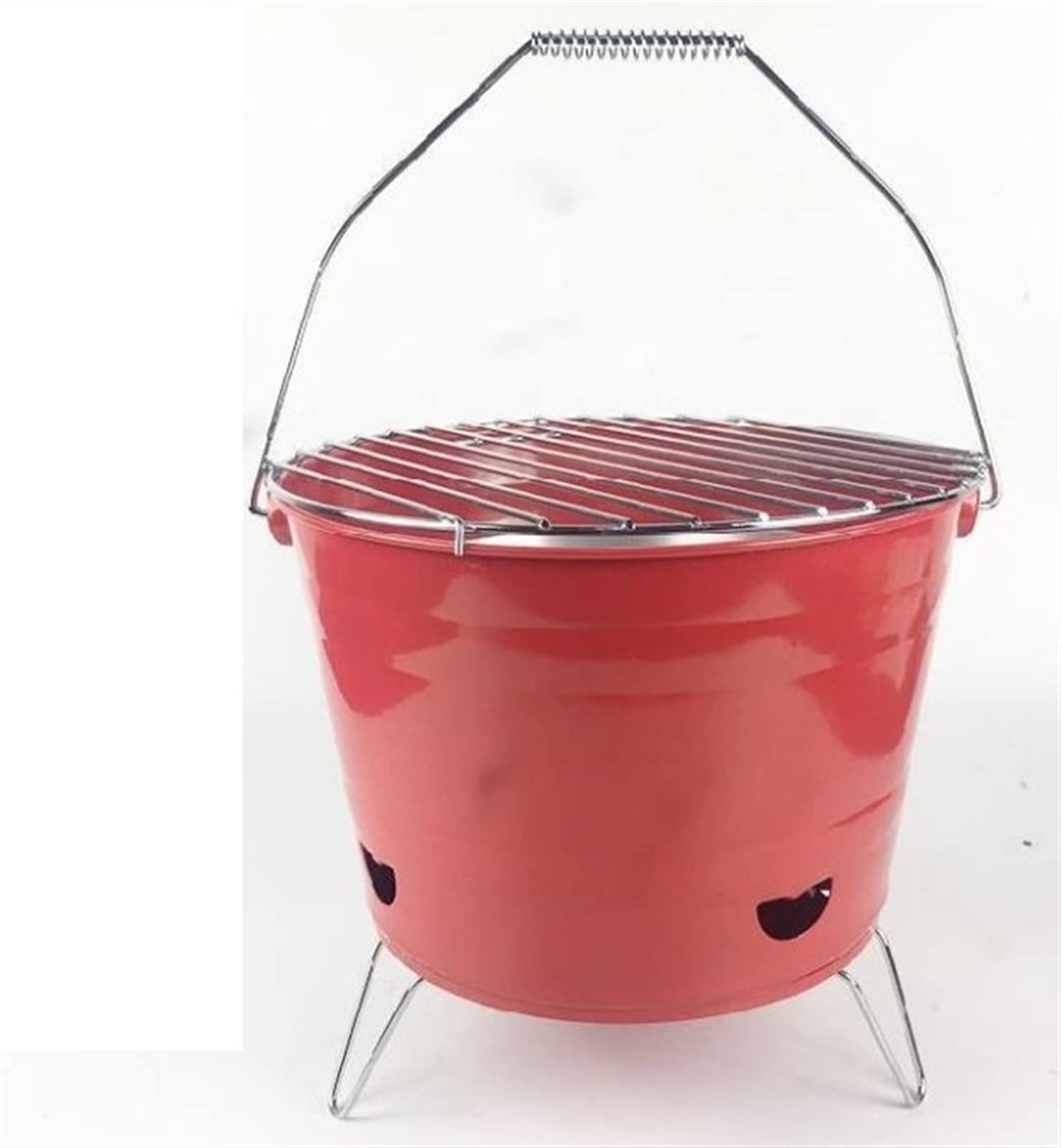 TBMAKE Grills Portable Charcoal Barbecue Grill Mini Firewood Stove Portable Fire Basin Household Outdoor Heating Stove Table Bbq Grills