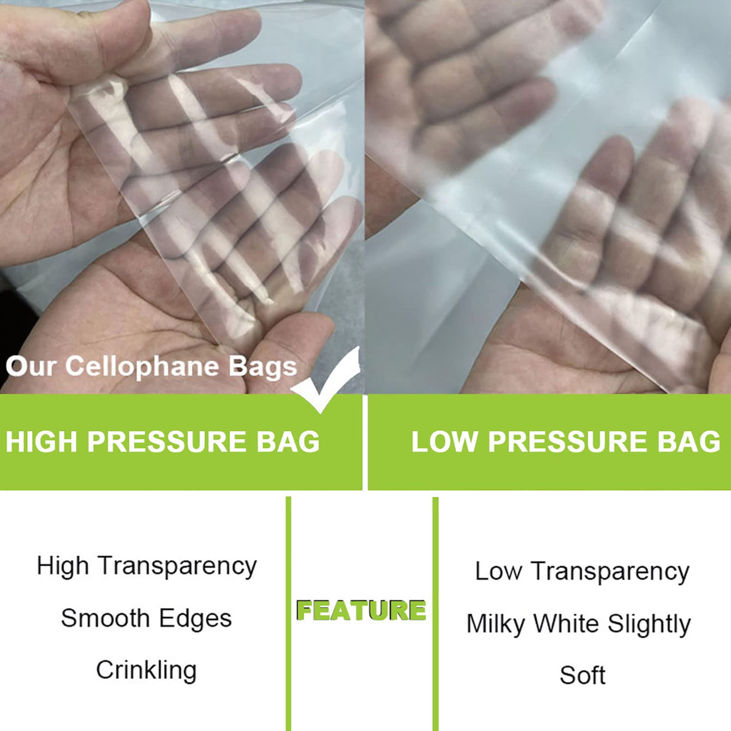 Zcintert Clear Cello ๐๐ฒ๐น๐น๐ผ๐ฝ๐ต๐ฎ๐ป๐ฒ ๐ง๐ฟ๐ฒ๐ฎ๐ ๐๐ฎ๐ด๐, 100 Pcs - 10" x 14"(2mils), Plastic Gift Bags for Candy, Party Favor, Cookies, Candies Packaging, with 4โ Twist Ties