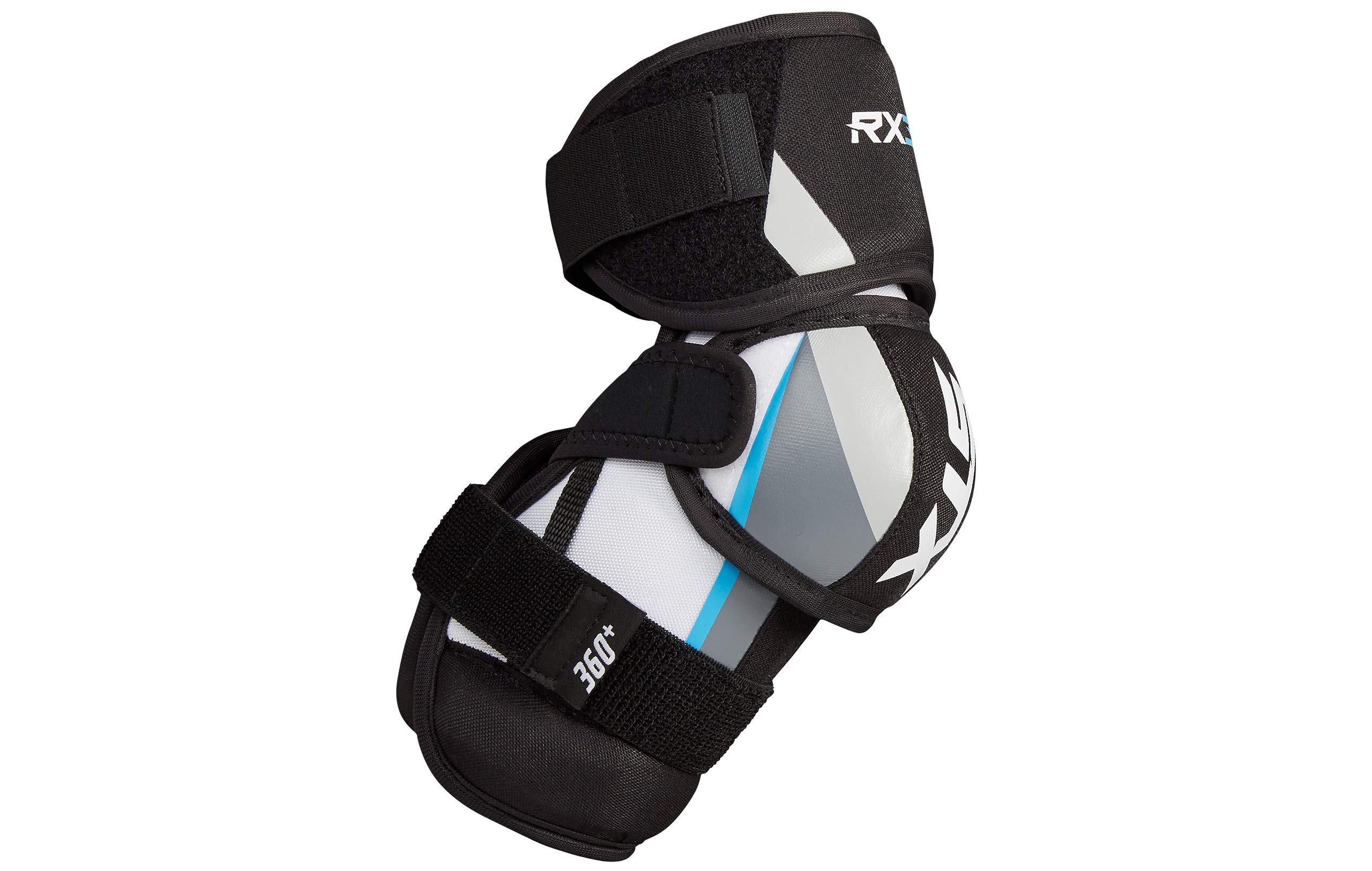 STX Ice Hockey Surgeon RX3.2 Junior Elbow Pad, Large, White/Blue