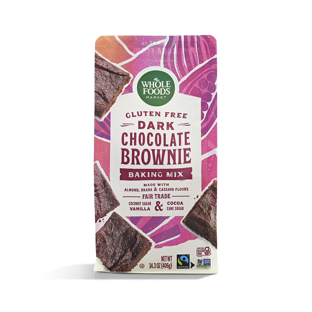 Whole Foods Market Dark Chocolate Brownie Mix, 14.3 OZ