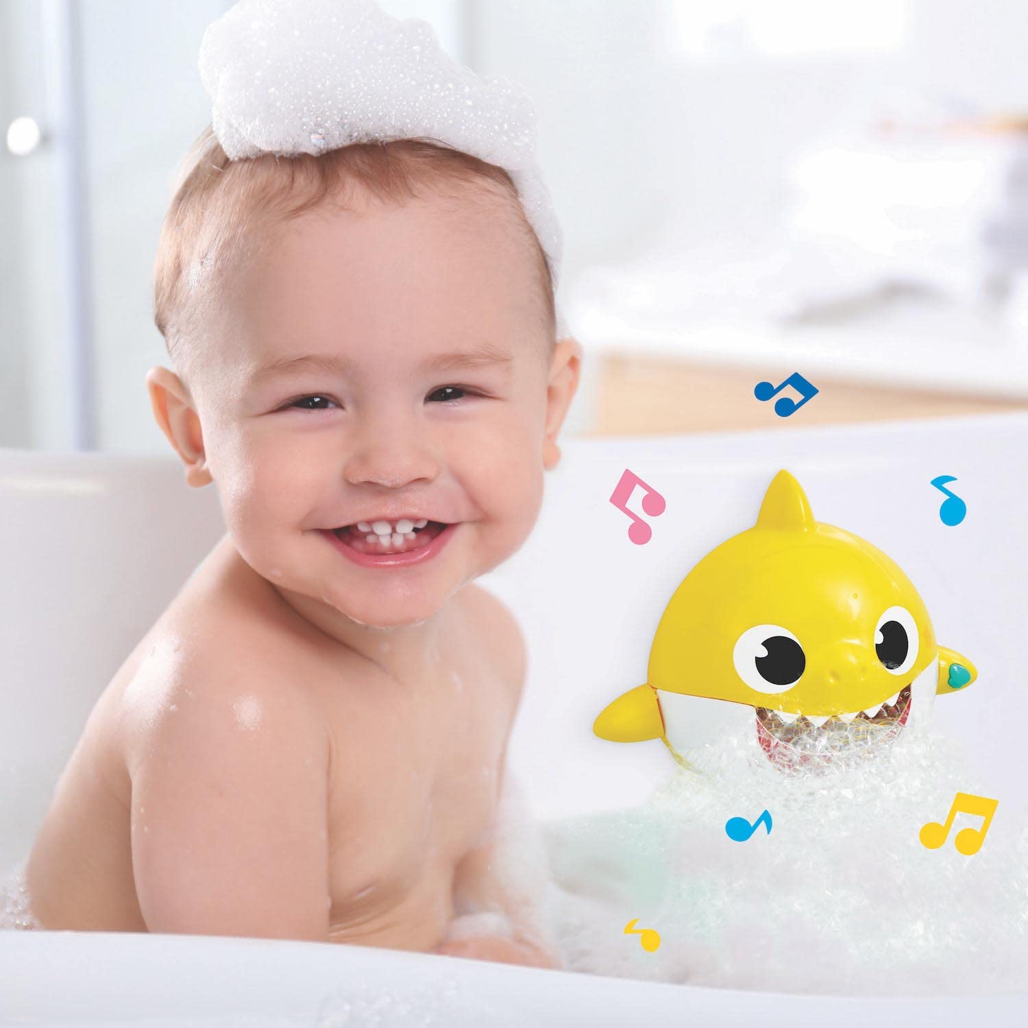 WowWee Baby Shark Official - Singing Bath Time Bubble Maker
