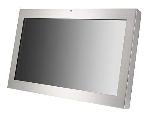 Xenarc 24" IP69K Waterproof Rugged Stainless Steel All-Weather Sunlight Readable LCD Display Monitor with HDMI, DVI & VGA Inputs - High Temperature, High Pressure Washdown and Spraydown Tolerant