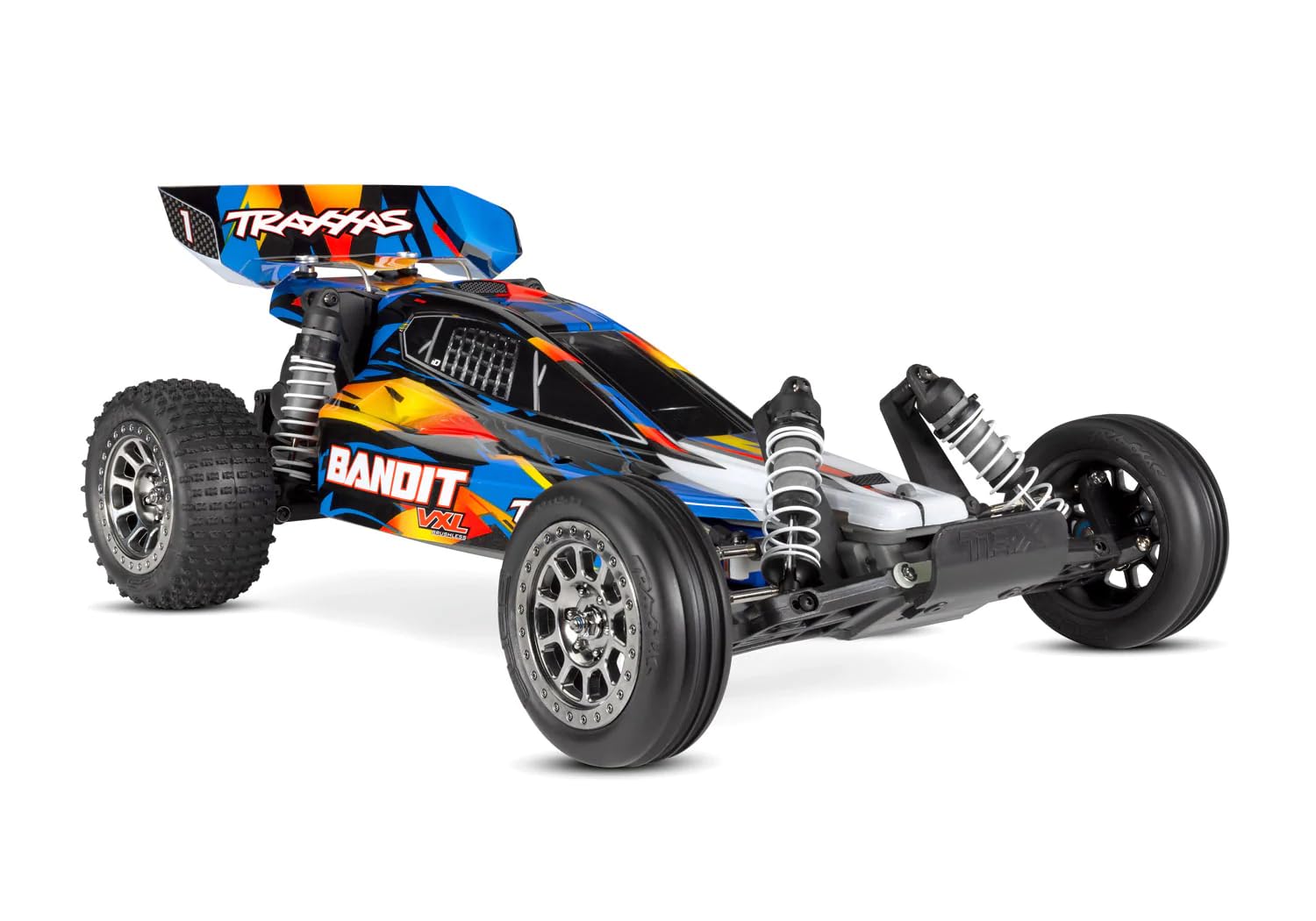 Traxxas Bandit VXL: 1/10 Scale Off-Road Buggy with TQi Link Enabled 2.4GHz Radio System & Traxxas Stability Management (TSM)