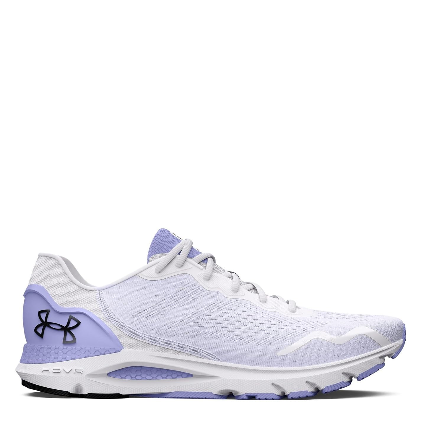 Under Armour Women's HOVR Sonic 6, (104) White/Purple Ice/White, 9, US