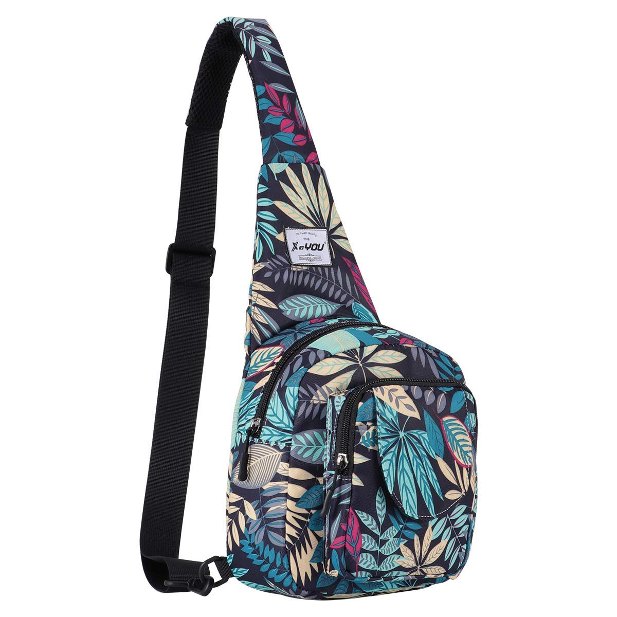 XEYOU Small Sling Bag Backpack Lightweight One Strap Bag Hiking Crossbody Chest Bag Unisex Shoulder Daypack