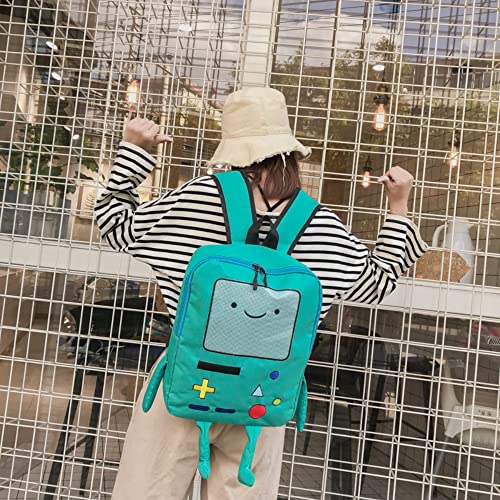 WDYHILE Bmo Backpack 16 Inch Game Bag, Aesthetic Casual Travel Bags, Breathable Portable Lightweight Daypack (Green 16 inch)