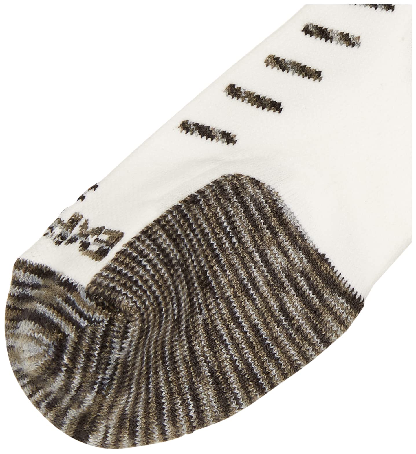 Thorlos Experia unisex adult Xctu Thin Cushion No Show Running Sock, White/Grey, Small US