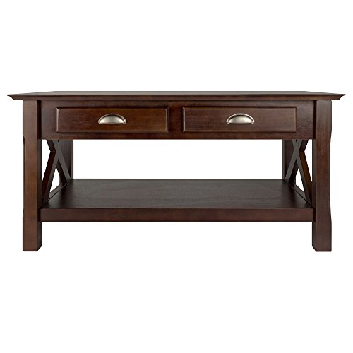 Winsome Xola 18 x 37 x 21-Inch Composite Wood Coffee Table, Cappuccino (40538)