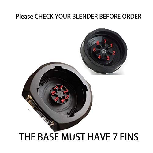 XGHJ Blender Replacement Parts for Ninja, 2 24oz Cups with to-Go Lids, 7 Fins Extractor Blade for Nutri Ninja Auto iQ BN801 BL640-30 BL480-30 BL642-30 BL2012 NN100-30